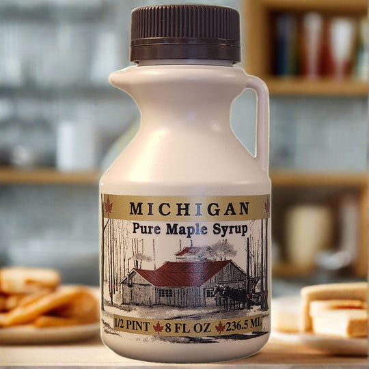 Maple Syrup, 100% Pure Michigan - 8 Fl. Oz. Bottle – Traverse Bay Farms